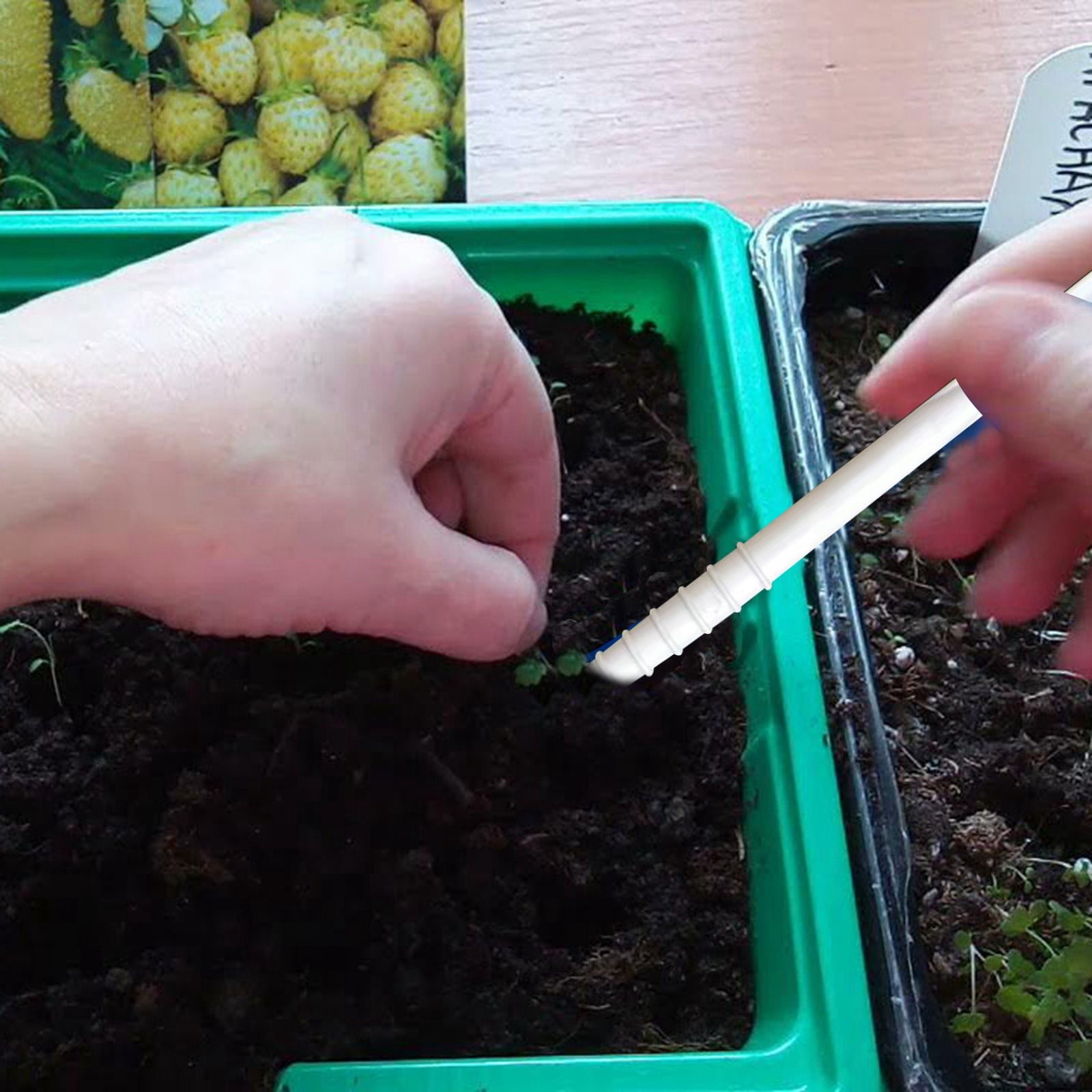 Patio Items : Outdoor Pot Seeder Multi Color Gardening Tools Convenient ...