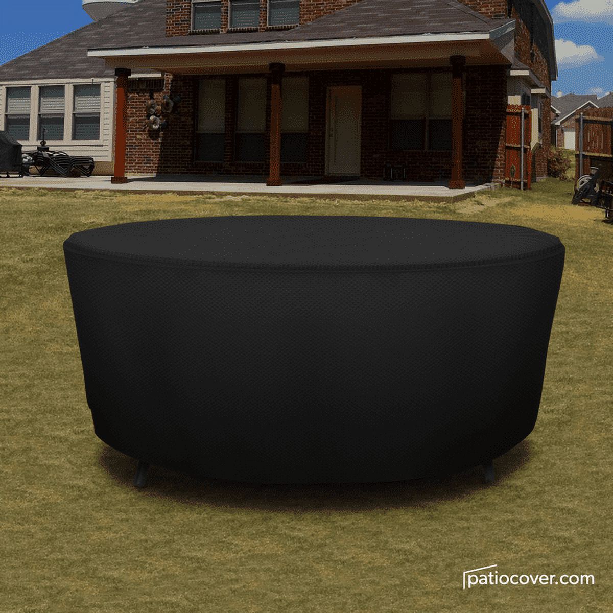 Patio Large Waterproof Table Cover - Outdoor Round Side Table Covers ...