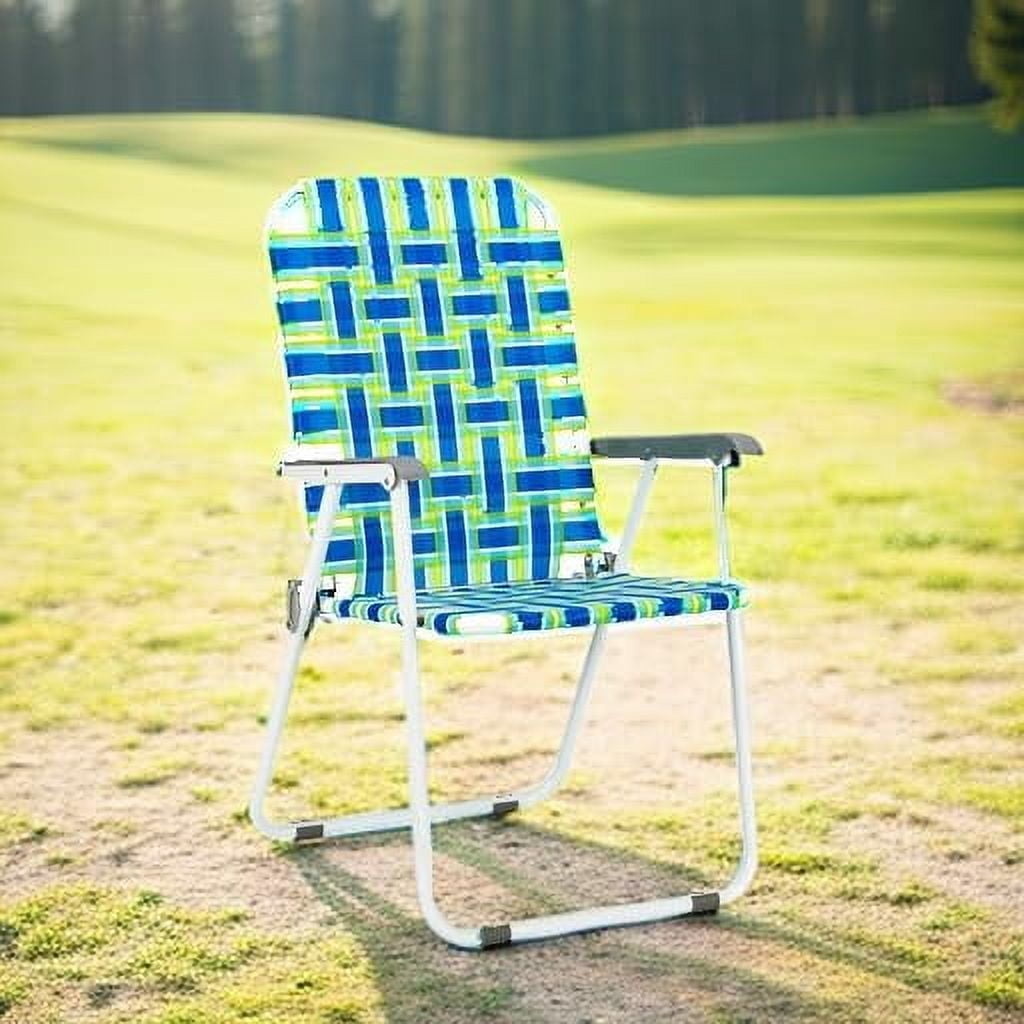 Folding Beach Chairs - Set of 2, Blue Classic - Walmart.com