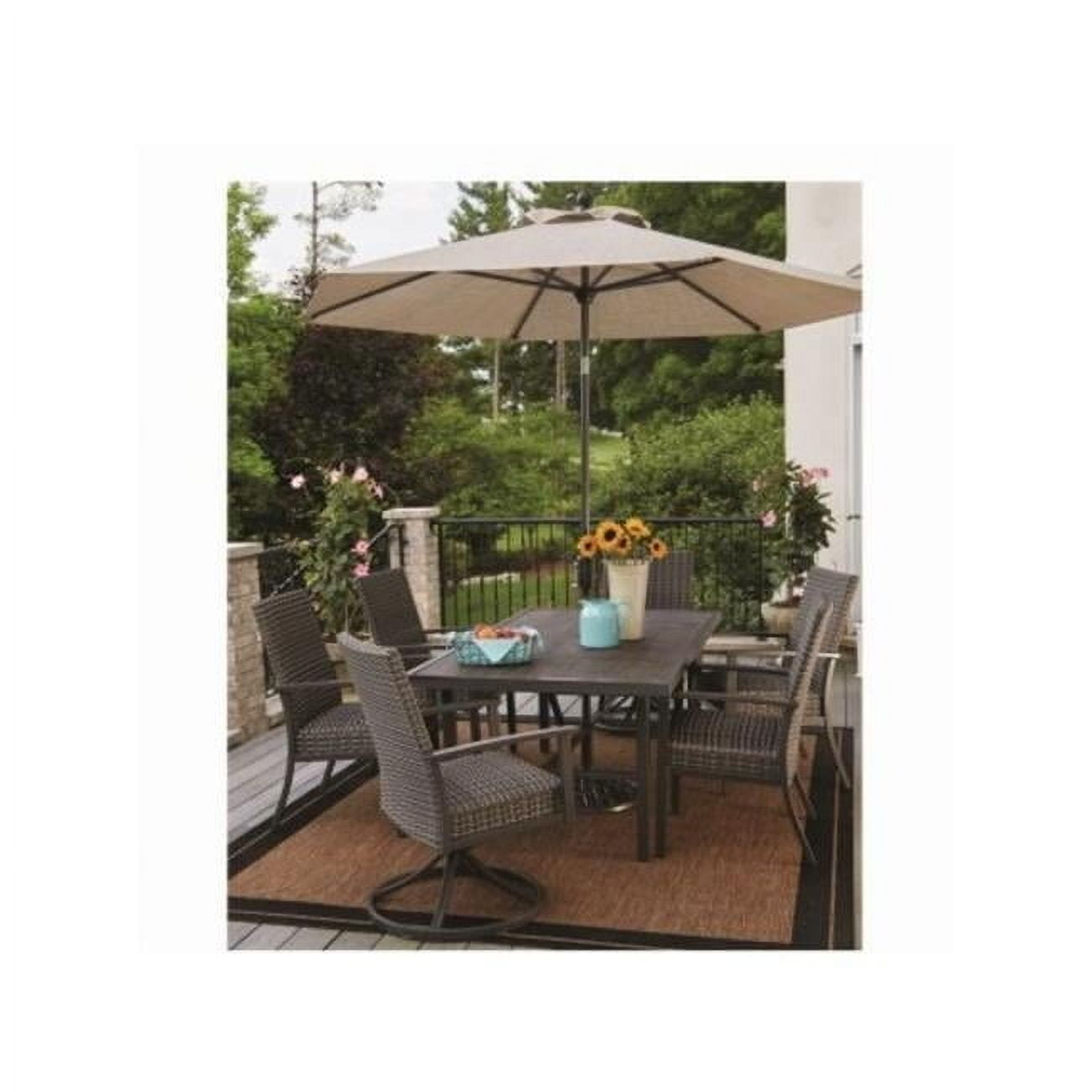 Patio Master 258732 Steel Plus Woven Fabric Nantucket Patio Dining ...