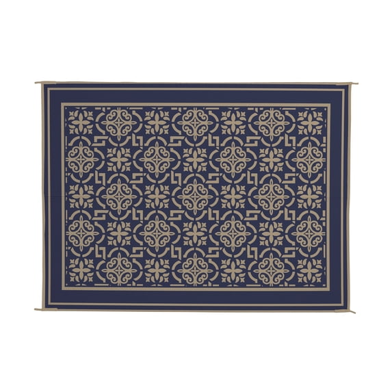 Patio Mats 9x12 Reversible RV Outdoor Patio Mat, Camping Mat ...