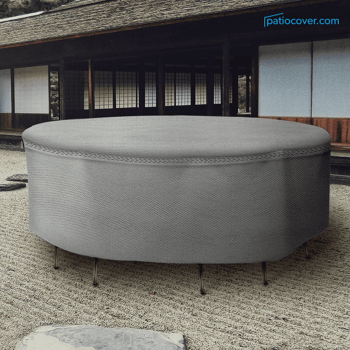 Patio Medium Round Table & Chair Combo Cover - Heavy Duty Furniture 88 ...
