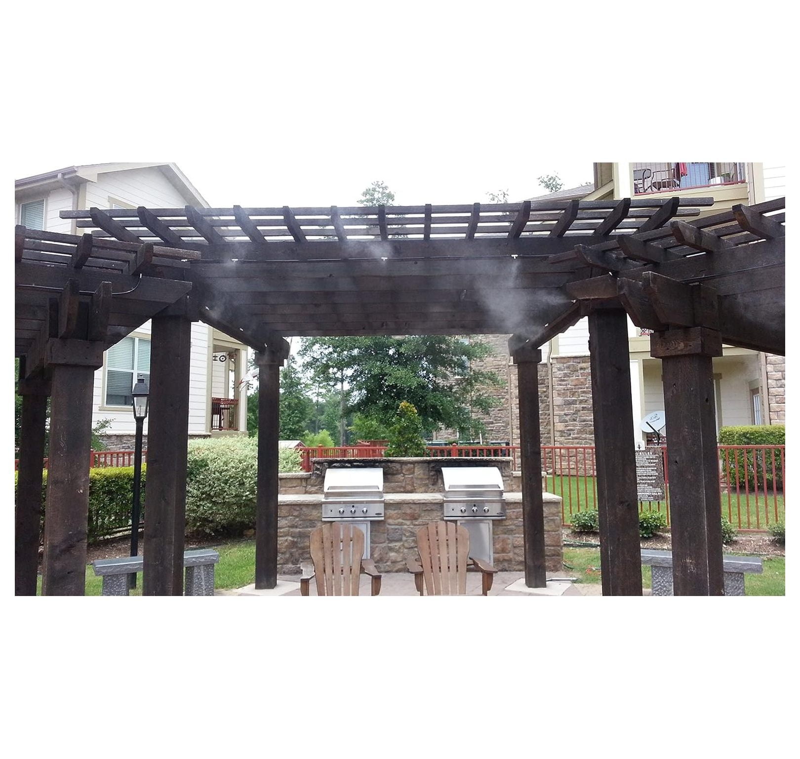 Patio Misting Kit - Pre- Assembled Misting System - Simply unpack and ...