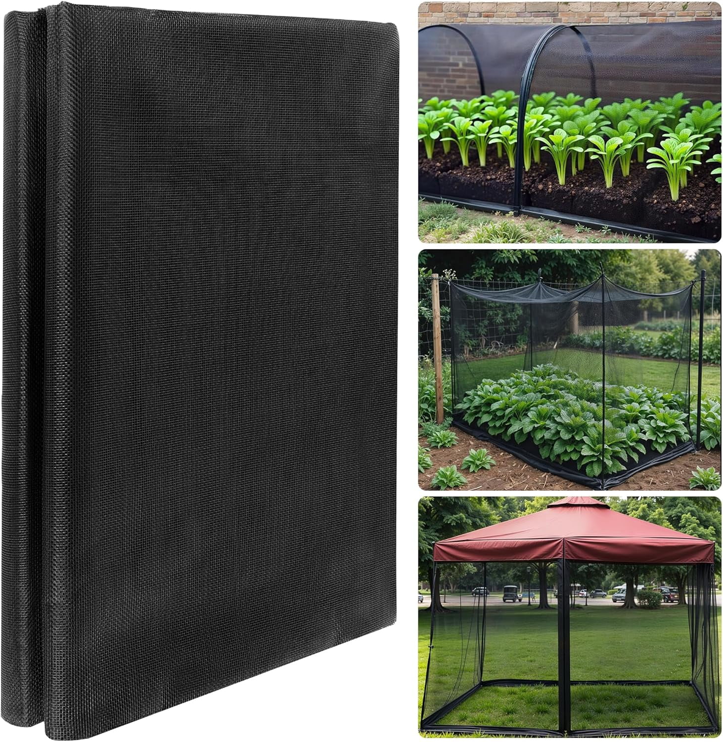 Patio Mosquito Balcony Netting Screen for Porch, Mesh Bug Porch Netting ...