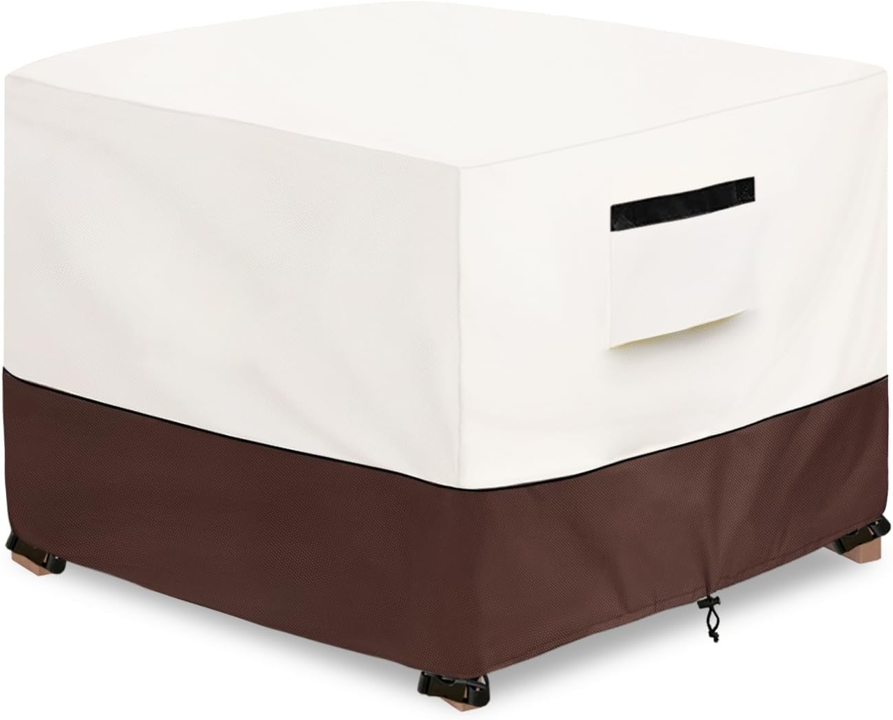 Patio Ottoman Cover,22W x 22D x 18H inch,Waterproof Square Patio Small ...