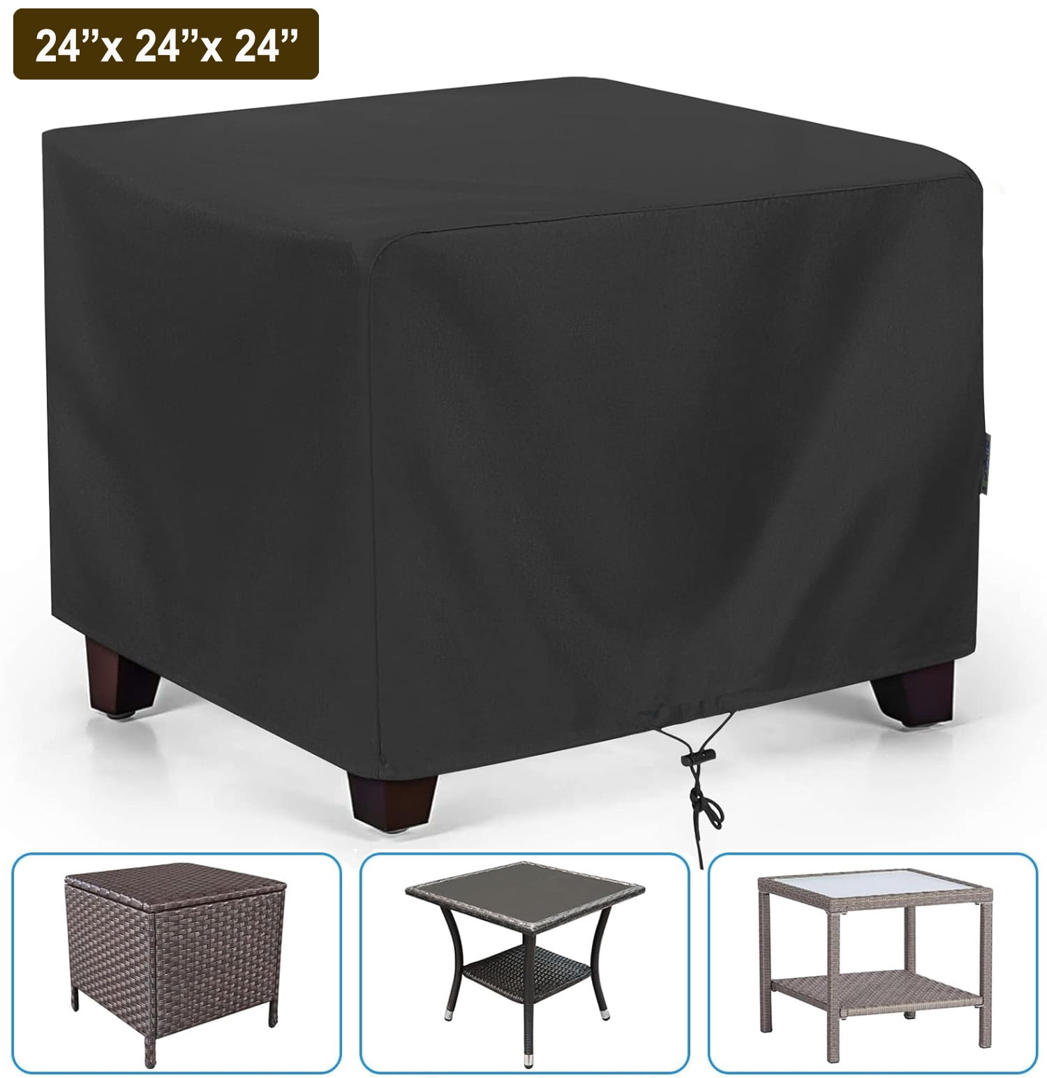 Patio Table Cover for Patio Ottoman Cover Waterproof Square Outdoor ...