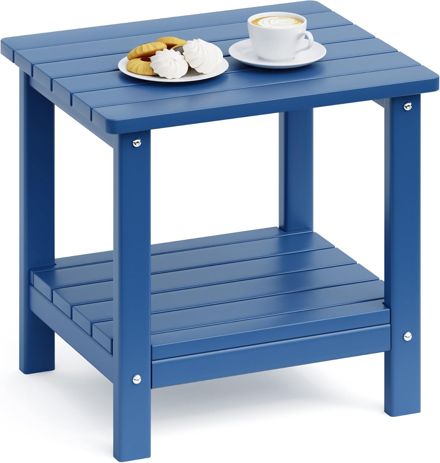 Patio Outdoor Side Table, 19 X 16 Inches Adirondack Poolside Table ...