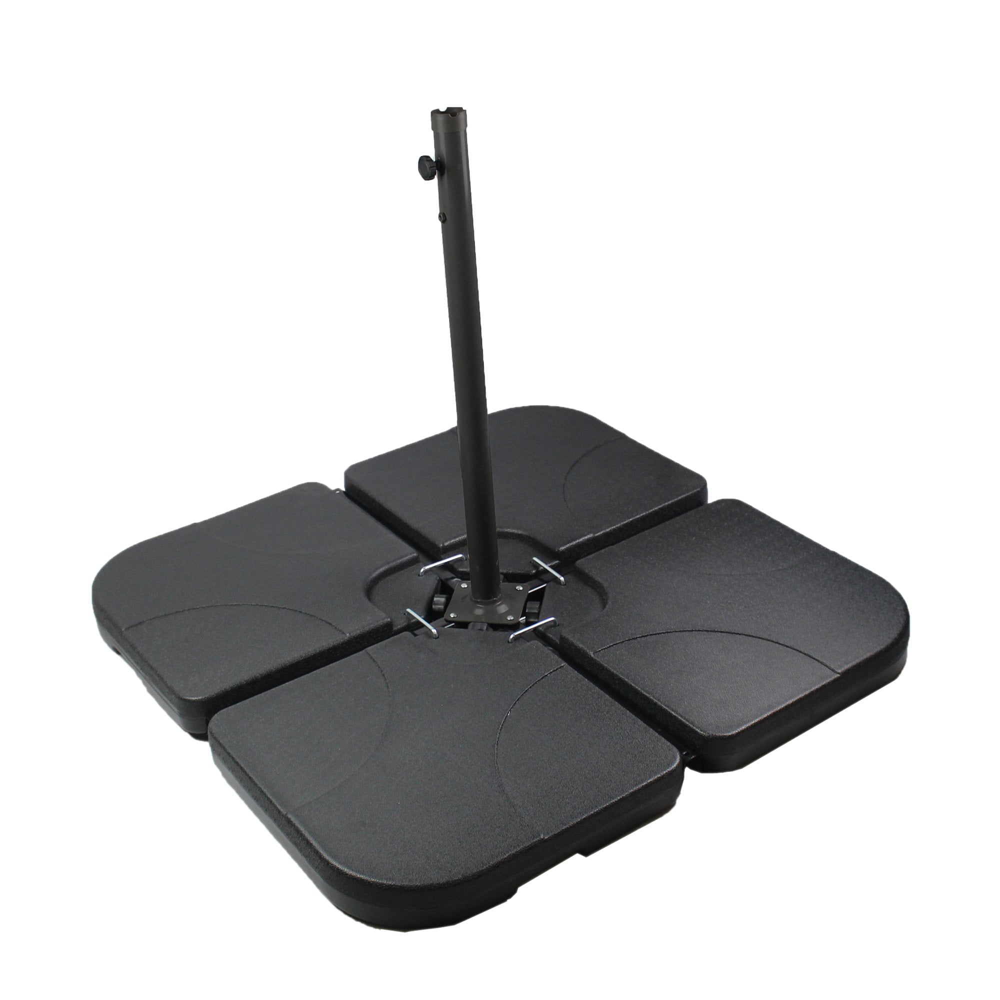 Patio Premier Blow Mold Offset Umbrella Base, Black - Walmart Business ...