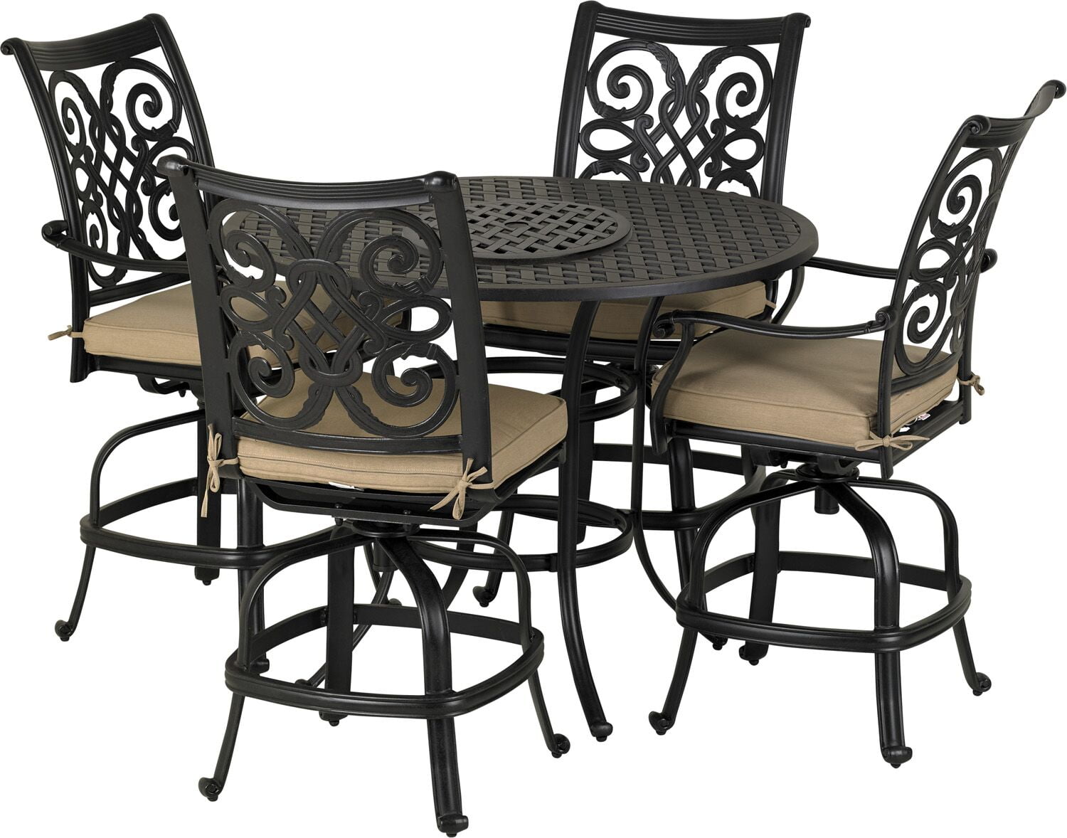 Patio Resort Lifestyles RCTWR48-VC2 Venice Counter Set - 5 Piece ...