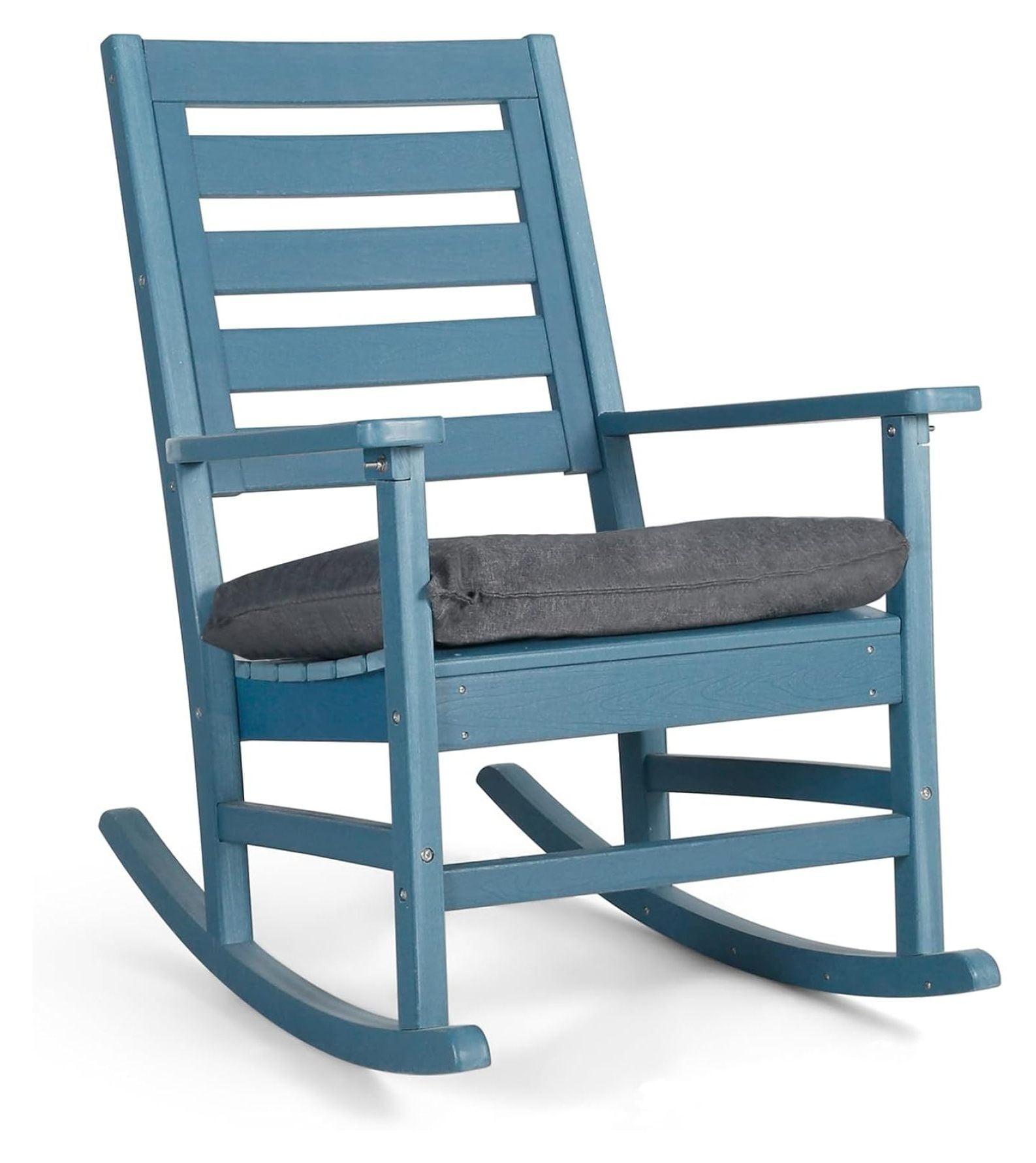 Patio Rocking Chair Outdoor, All Weather Resistant Comfort Rocker Chair ...