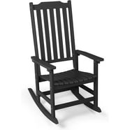 NALONE Weatherproof Outdoor Rocking Chair, HDPE Material, Patio Rocker ...