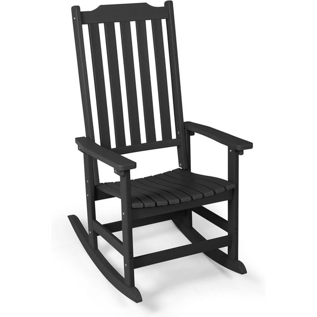 Patio Rocking Chair, Oversized Rocker Chair for Adult, All Weather ...