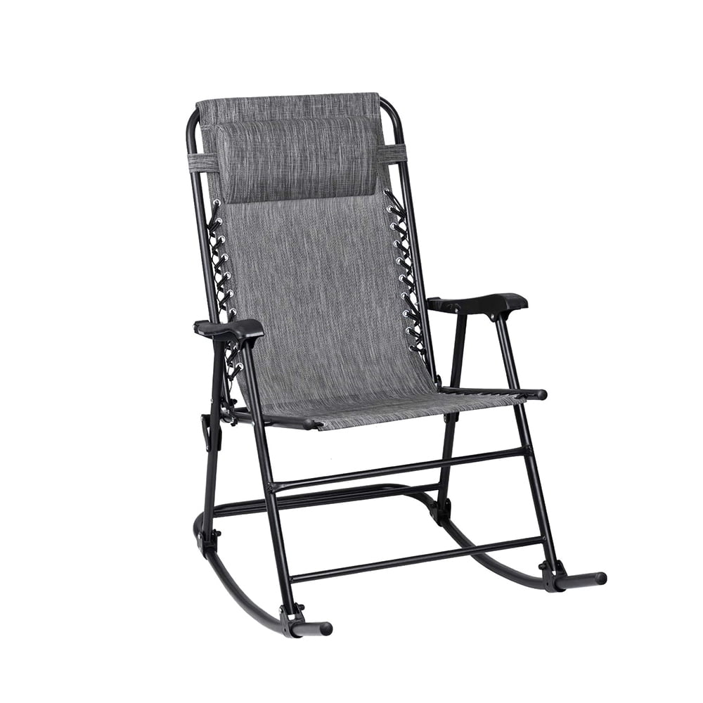 Patio Rocking Chair Zero Gravity Chair Outdoor Folding Recliner ...