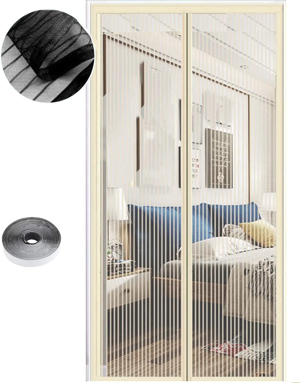 Patio Screens, Magnetic Screen Door with Automatic Magnetic Closure for ...