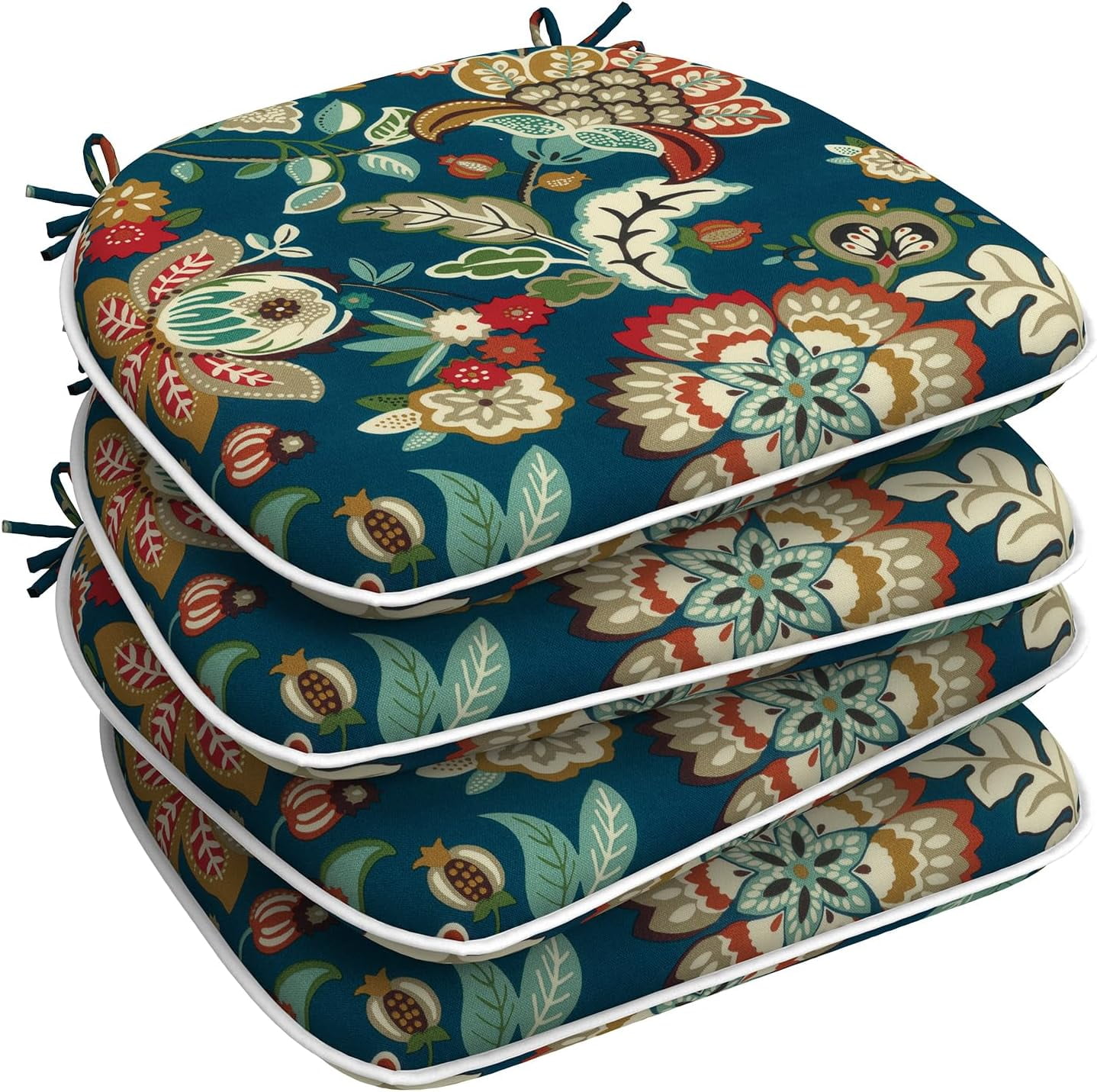 Patio Seat Cushions D16 X W17 Inches Outdoor Chair Pads All Weather ...