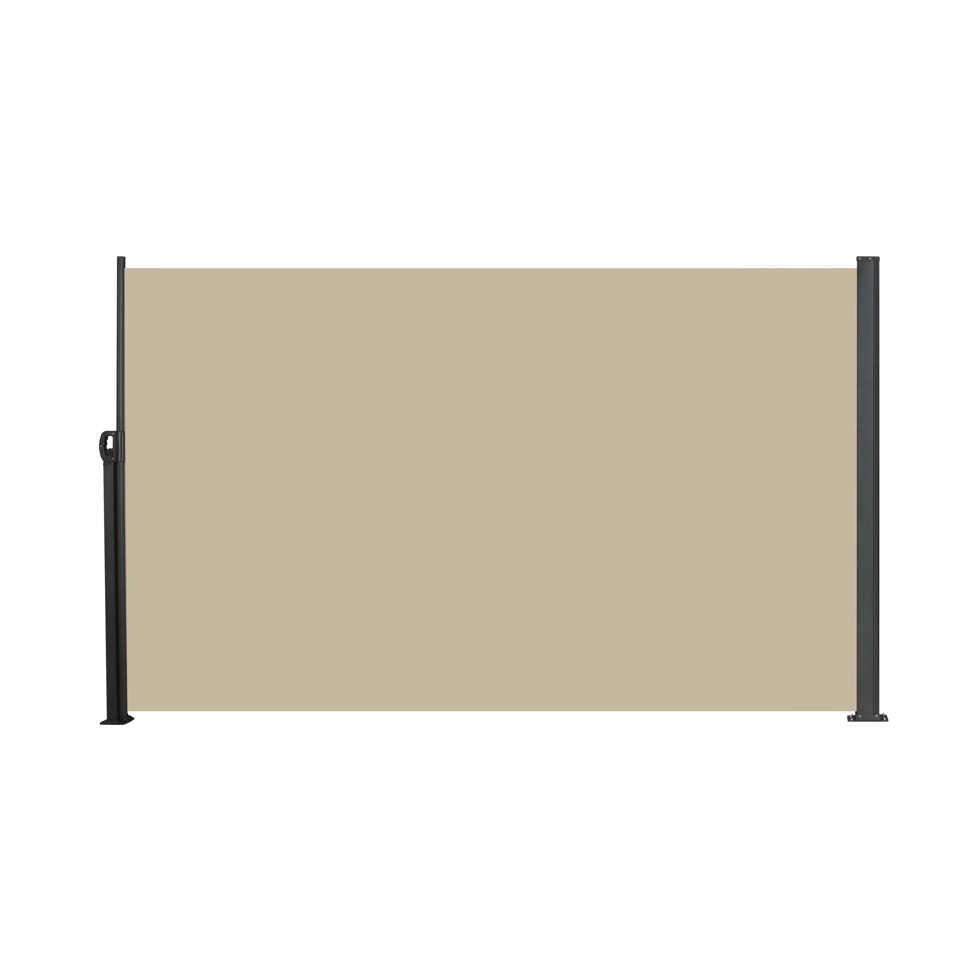 Patio Shades Retractable Side Screen Awning, UV Resistant, Waterproof ...