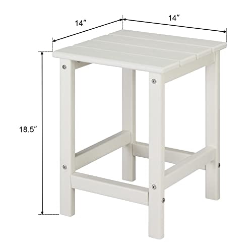 Patio Side Table, Pool Composite Patio Table,HDPE End Tables for ...