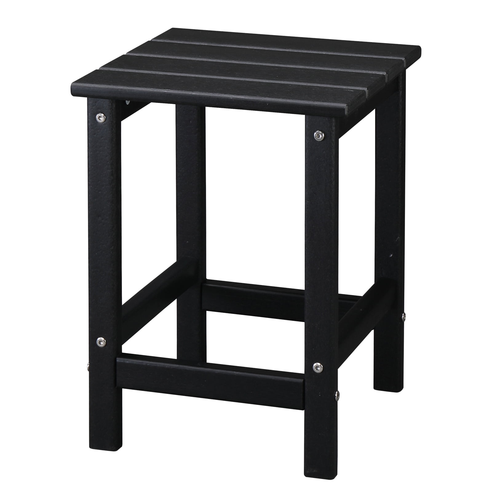 Patio Side Table, Weather Resistant Outdoor Side Tables, Square Outdoor ...