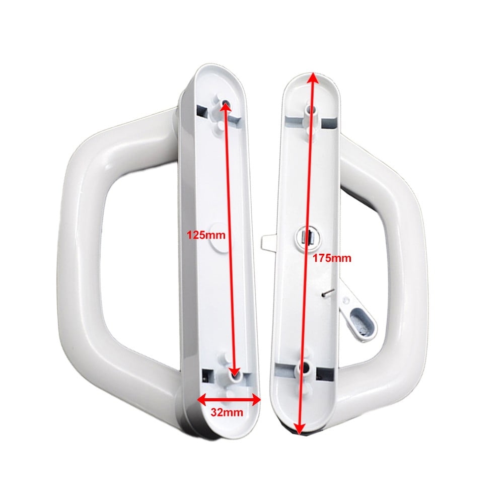 Patio Sliding Door Handle Set With Keys Glass Door Lock Replacement Set ...