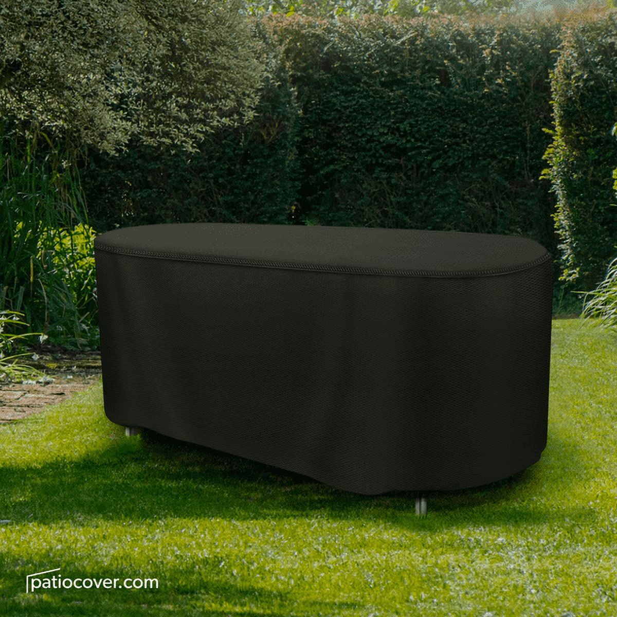 Patio Small Waterproof Oval Table Cover - Outdoor Patio Table Washable ...