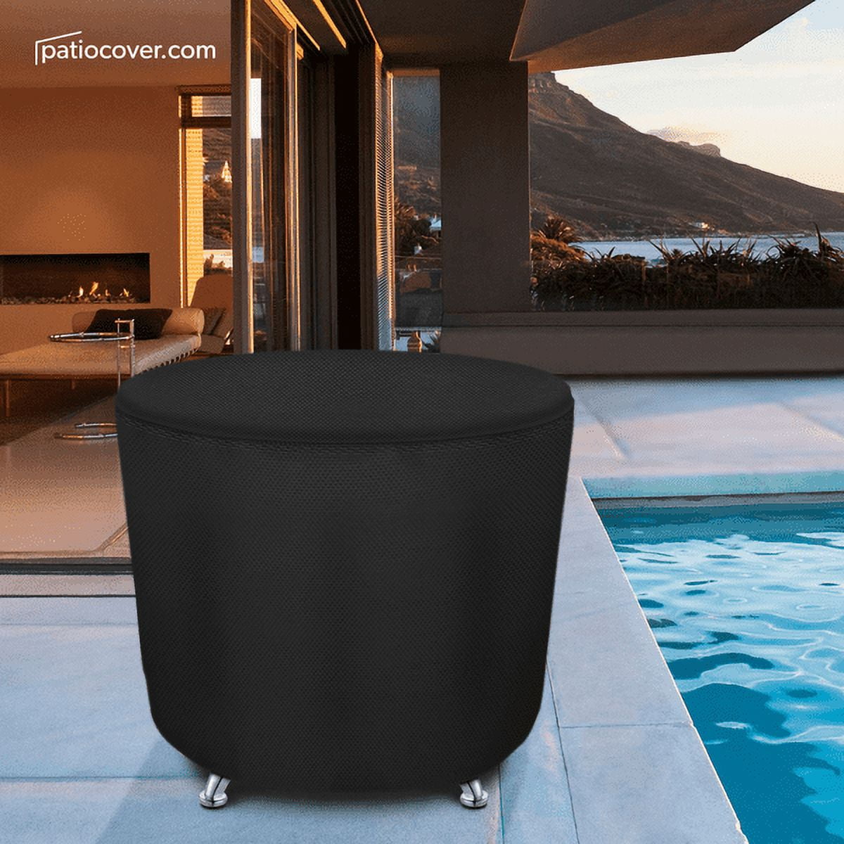Patio Small Waterproof Table Cover - Outdoor Round Side Table Covers ...