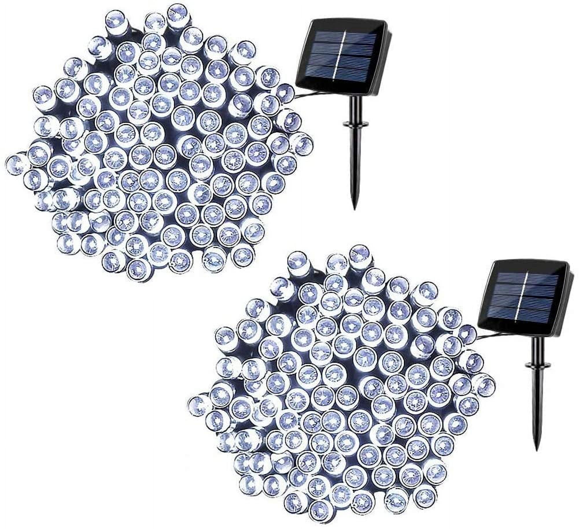 Walmart Solar Outdoor Lights, 72ft 200 LED, Waterproof for Patio, Lawn ...