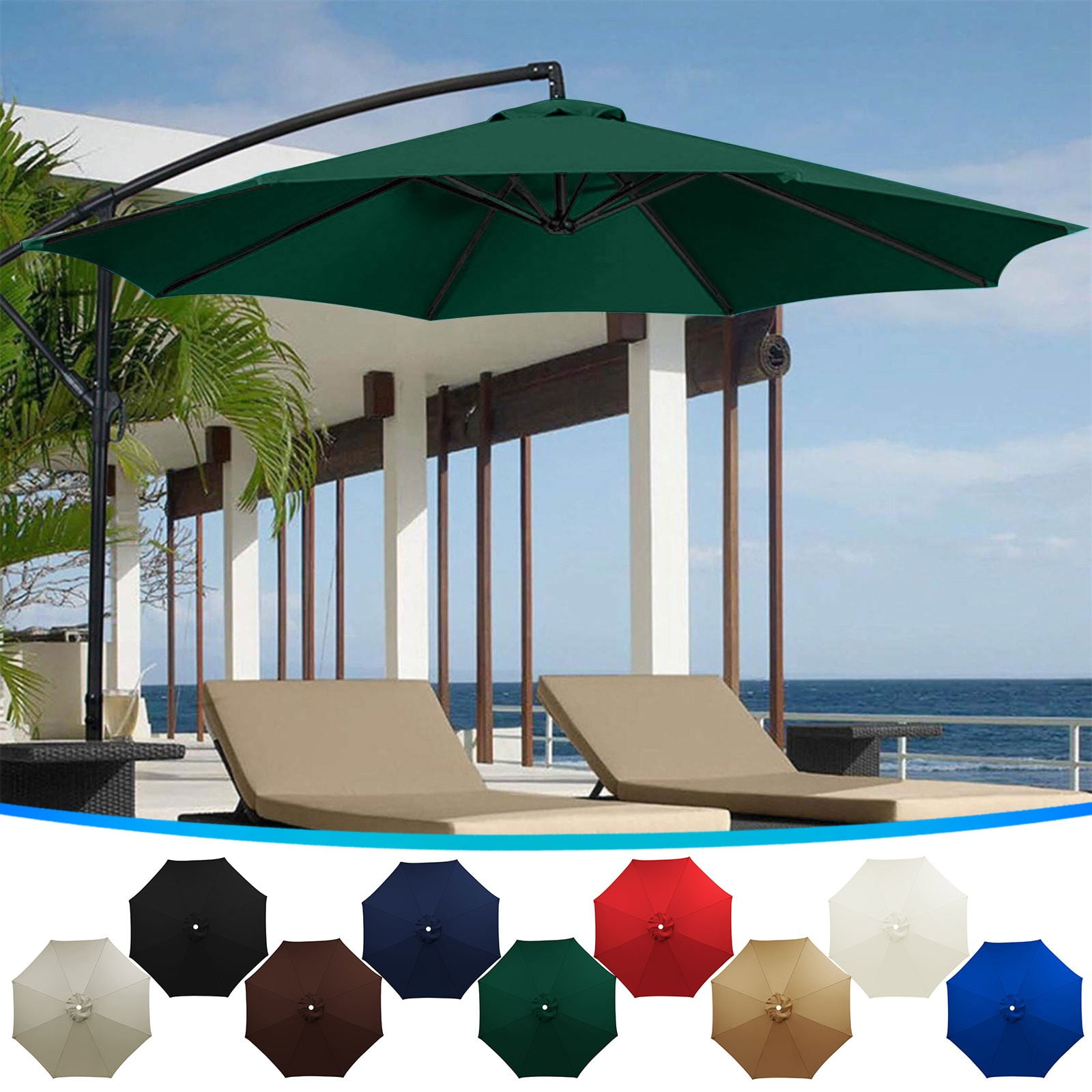 Patio Sun Shade Sail Rectangle | Heavy Duty Polyester Canopy | UV Block ...
