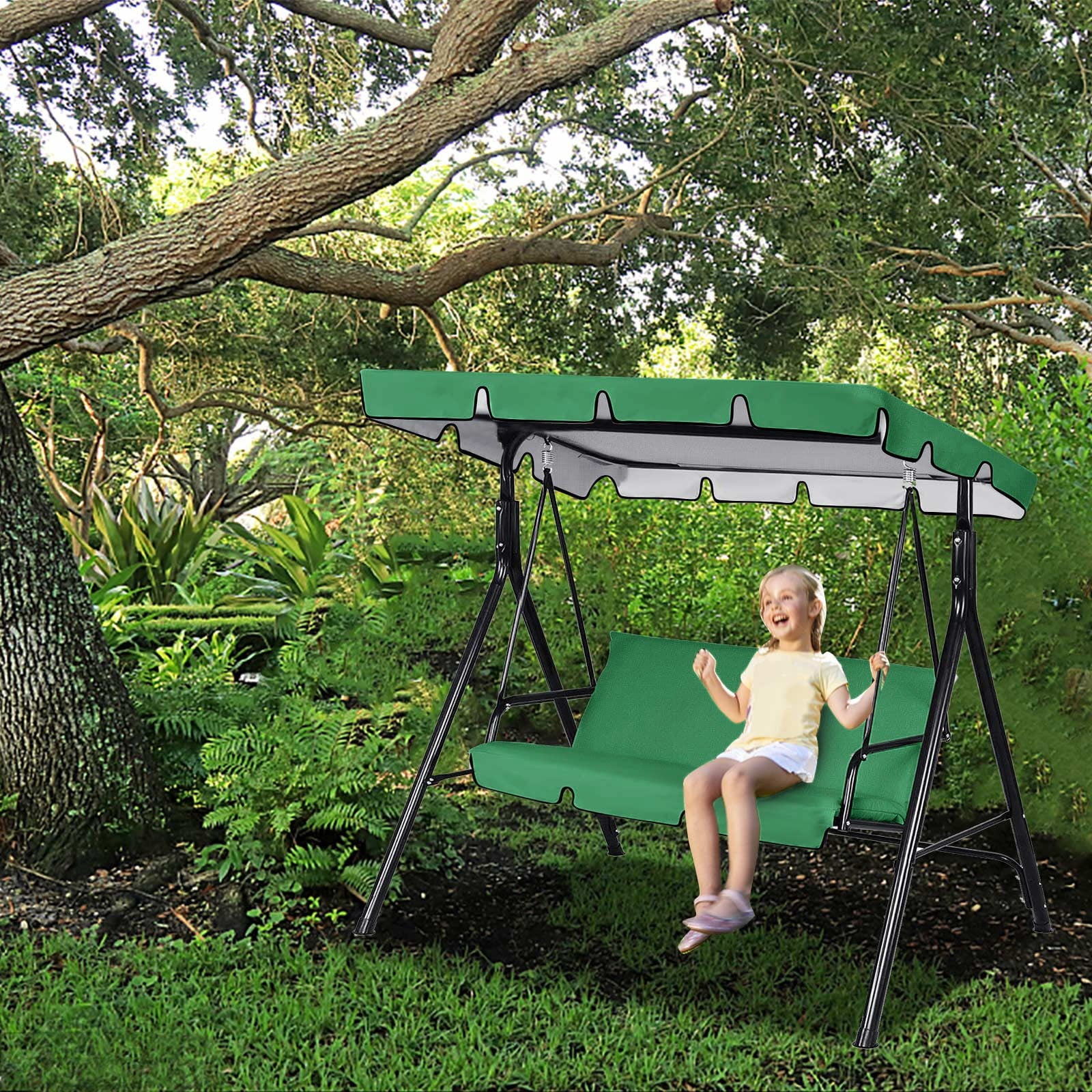 Patio Swing Canopy/Cover,Replacement All Weather Protection Sunproof ...