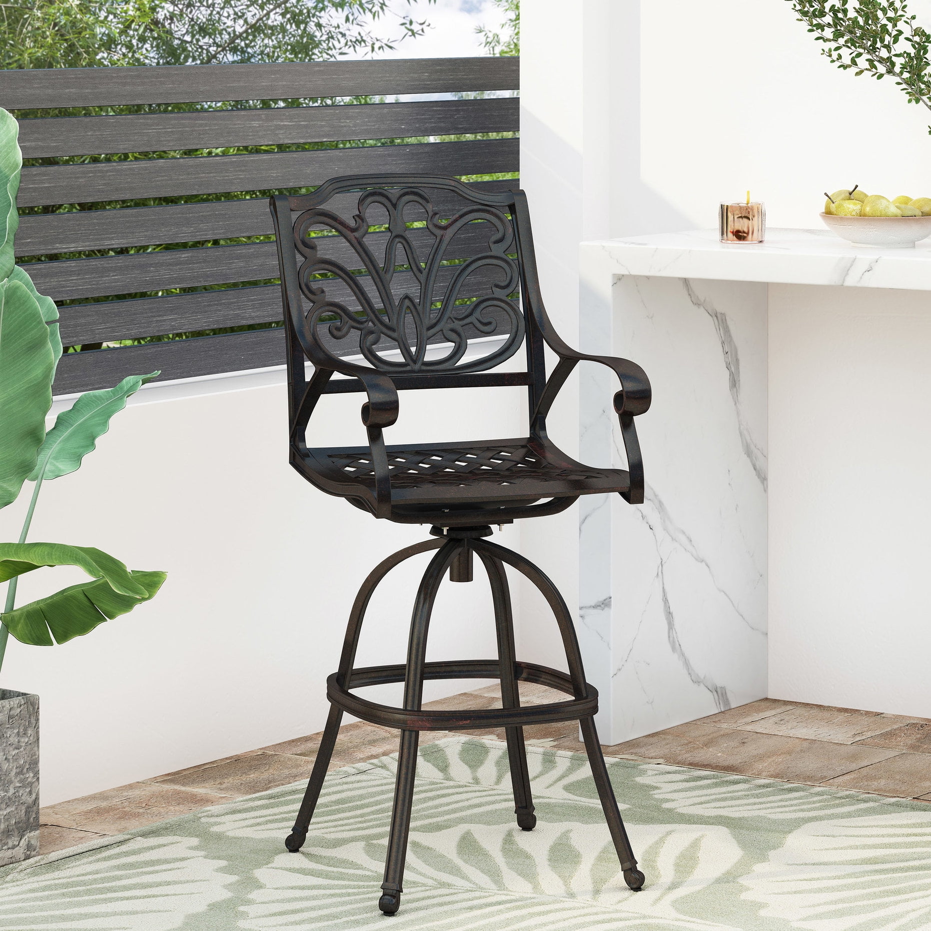 Patio Swivel Bar Seating | Swivel Function for Relaxing on Patio ...