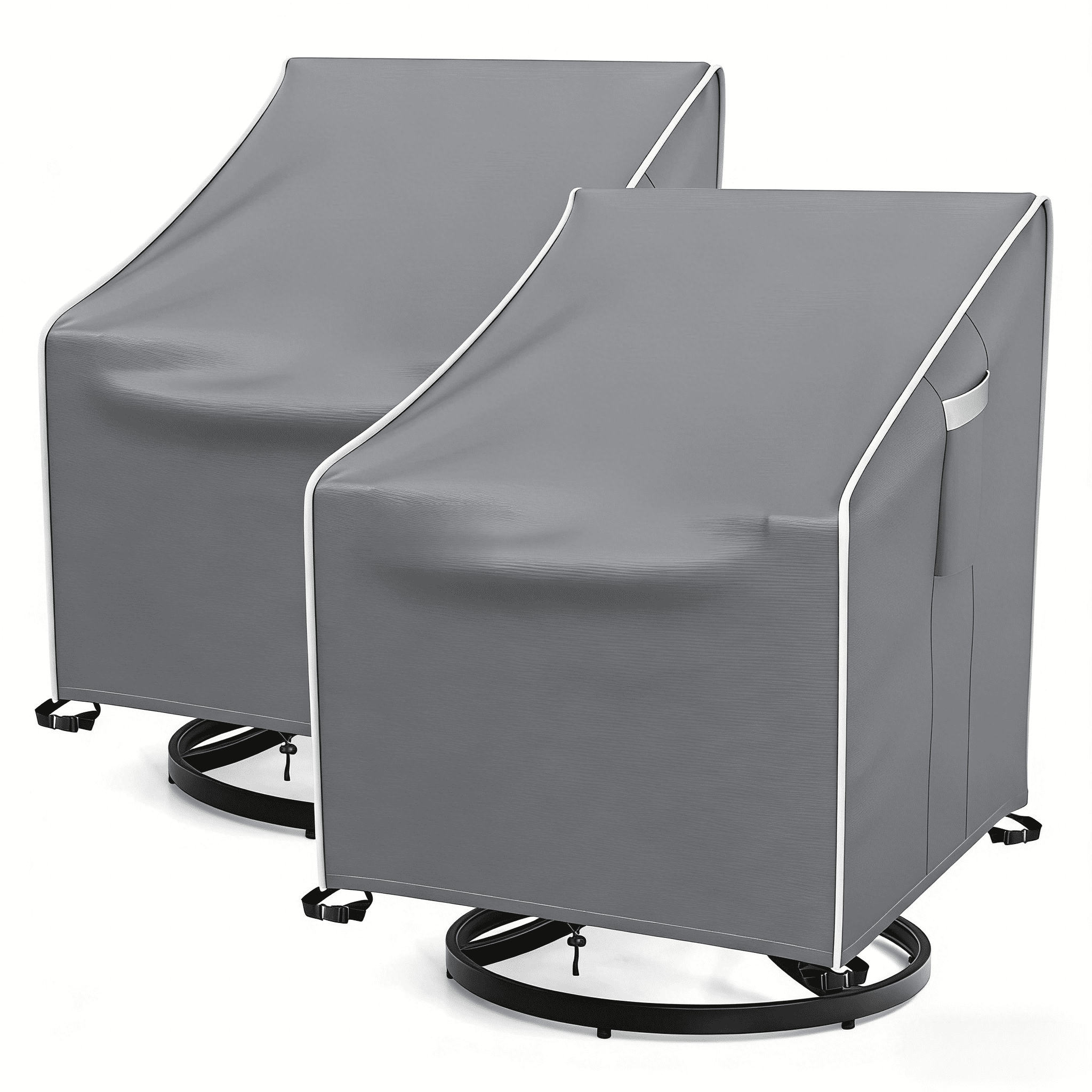 Patio Swivel Chair Covers 2 Pack, Waterproof & Heavy Duty Chair Covers ...