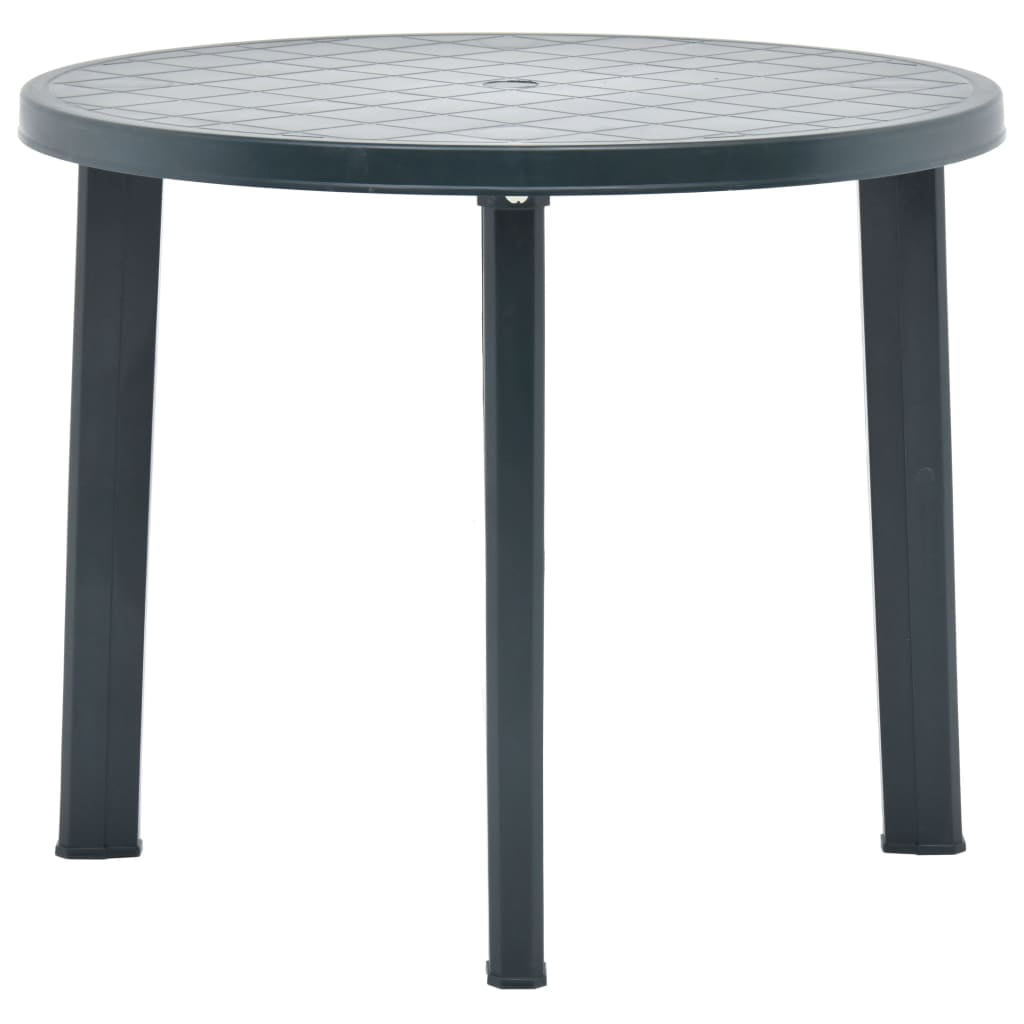 Patio Table 35 Green - Durable Plastic, Weather-Resistant, Perfect for ...