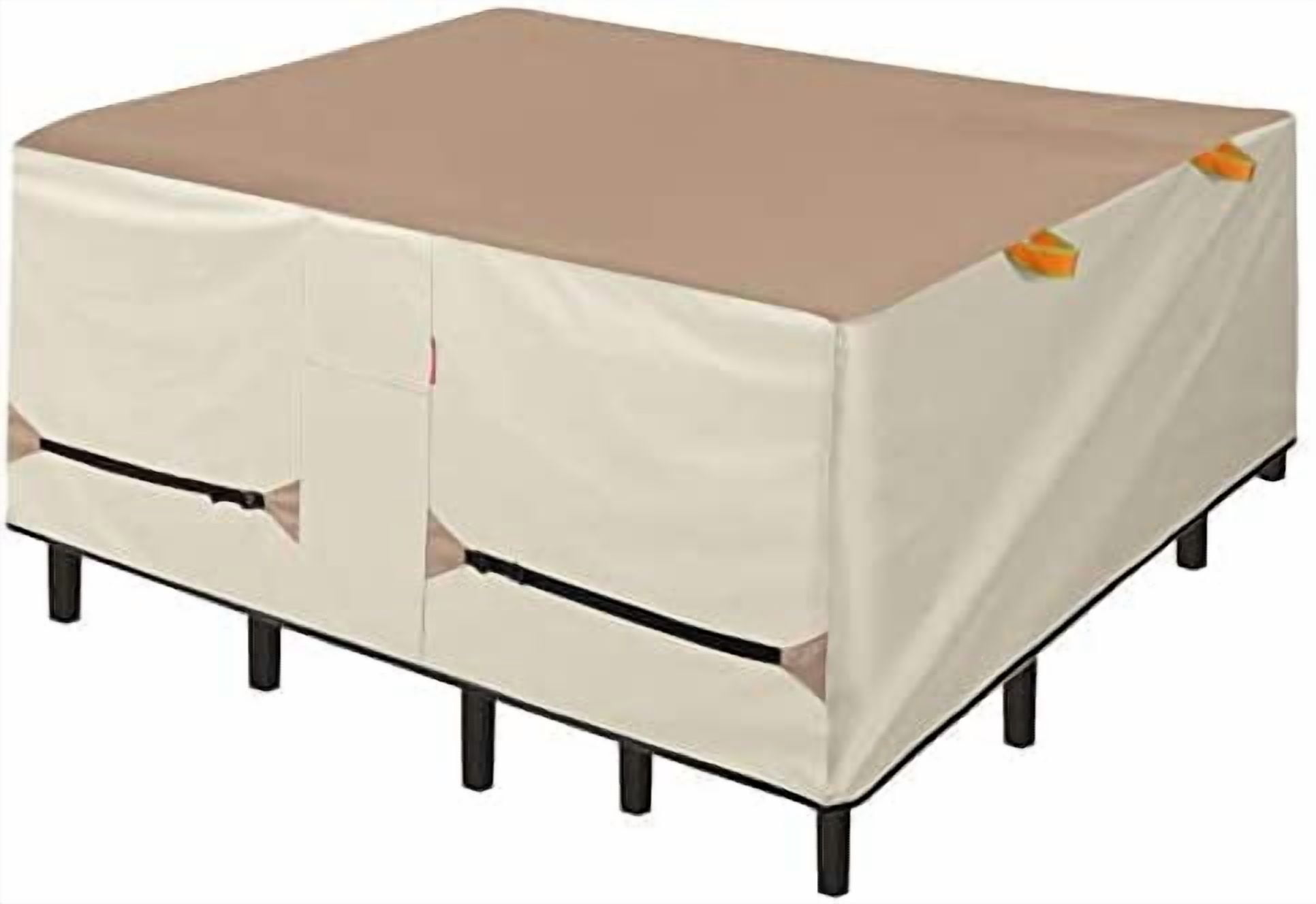 Patio Table Cover - Waterproof Outdoor Dining Table and Chairs ...
