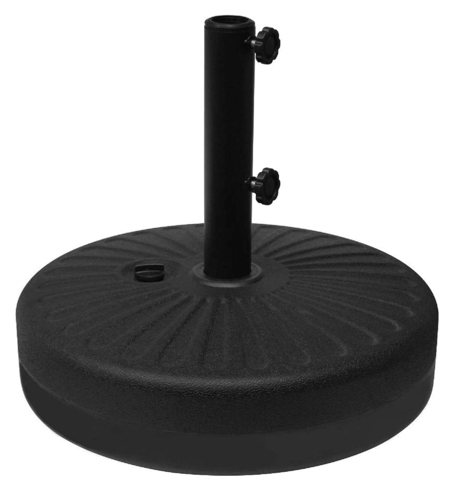 Patio Table Umbrella Stand Base Water Filled, 21" 66-lbs, Plastic ...