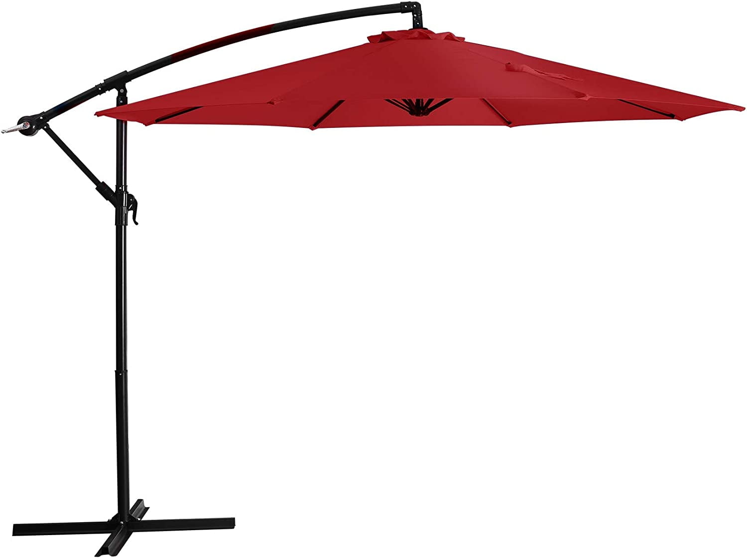 Patio Umbrella 10Ft Cantilever Offset Outdoor Umbrellas Hanging Outdoor ...