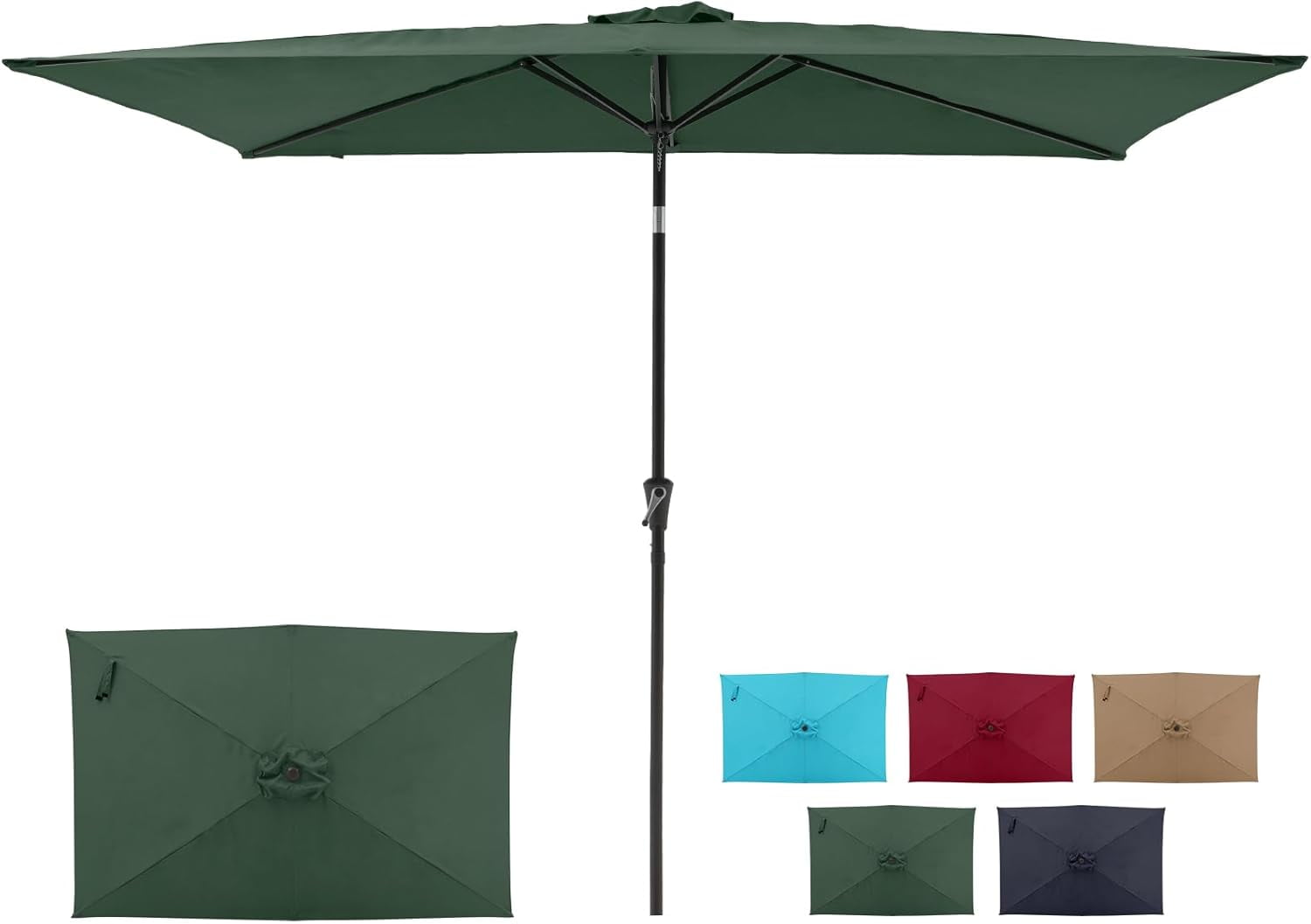 Patio Umbrella Outdoor Market Umbrellas Table Umbrellas Steel Ribs W ...