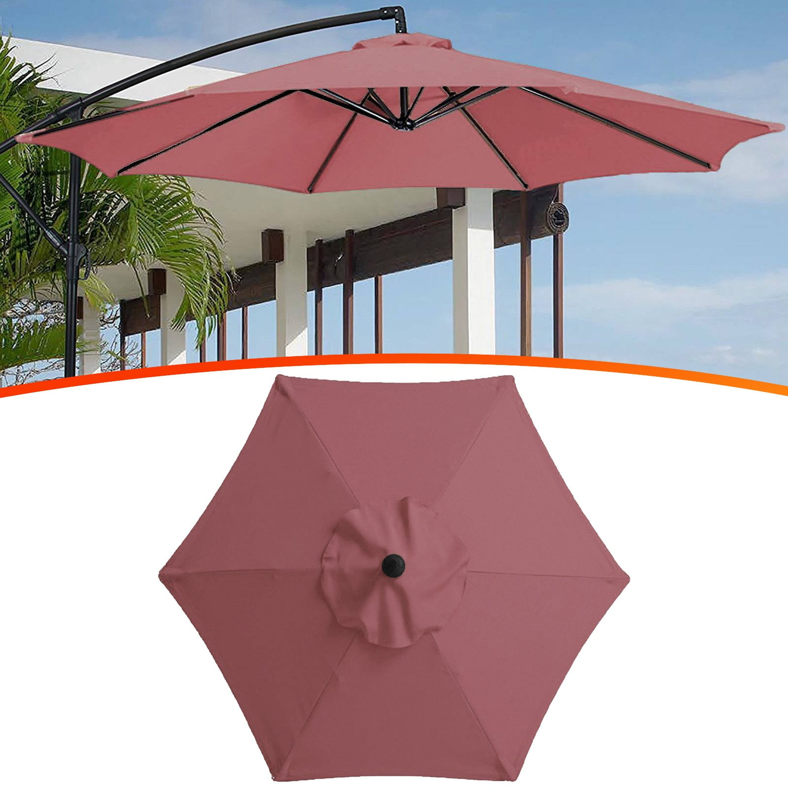 Patio Umbrella Replacement Canopy for 8ft 6 Rib Hanging Offset ...