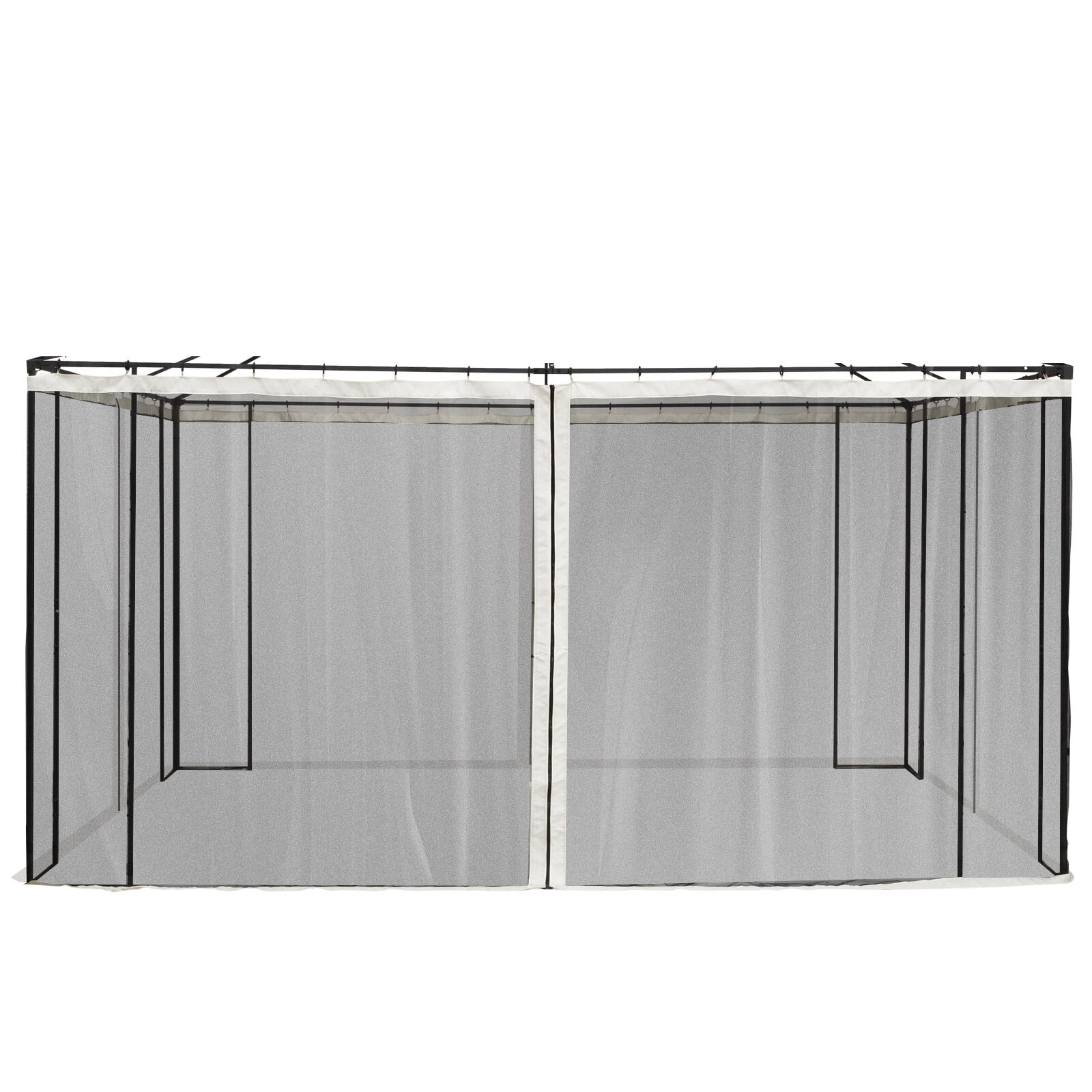 Patio Umbrellas Outsunny 10' x 13' Replacement Mesh Sidewall Netting ...