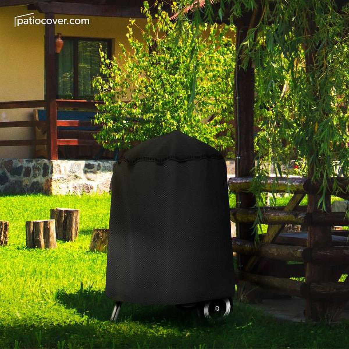 Patio Waterproof - Outdoor Patio Round Grill Cover Washable - Heavy ...