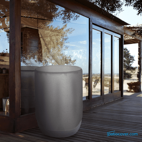 Patio Waterproof Round Conditioner Cover - Outdoor Patio Air ...