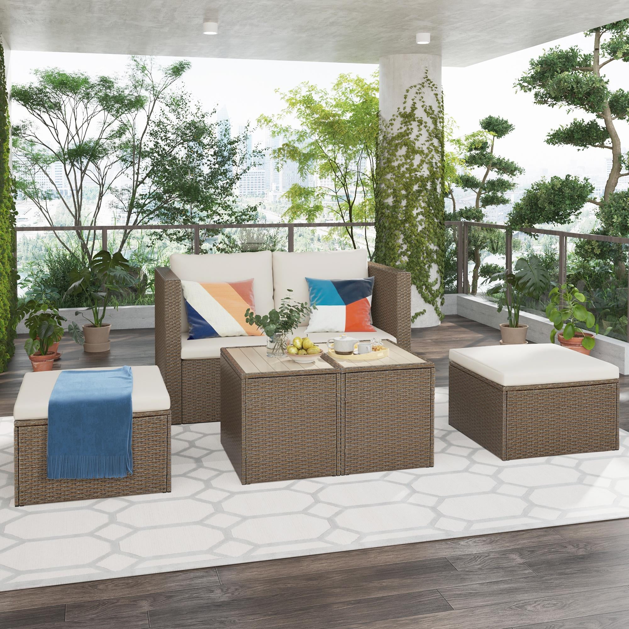 Hotel Patio Furniture Sets for Guest Seating Areas - Walmart Business ...
