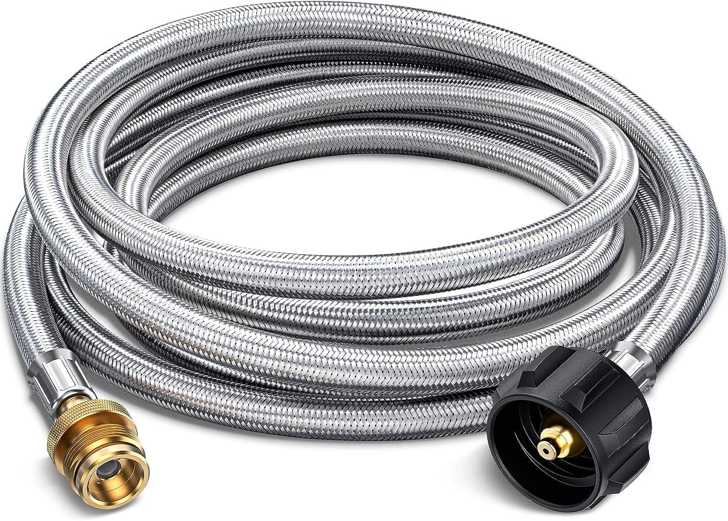 PatioGem 12FT Propane Tank Adapter Hose, 1lb to 20lb, for Weber/Coleman ...