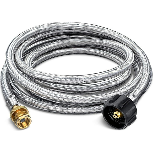 PatioGem 12FT Propane Tank Adapter Hose, 1lb to 20lb, for Weber/Coleman ...
