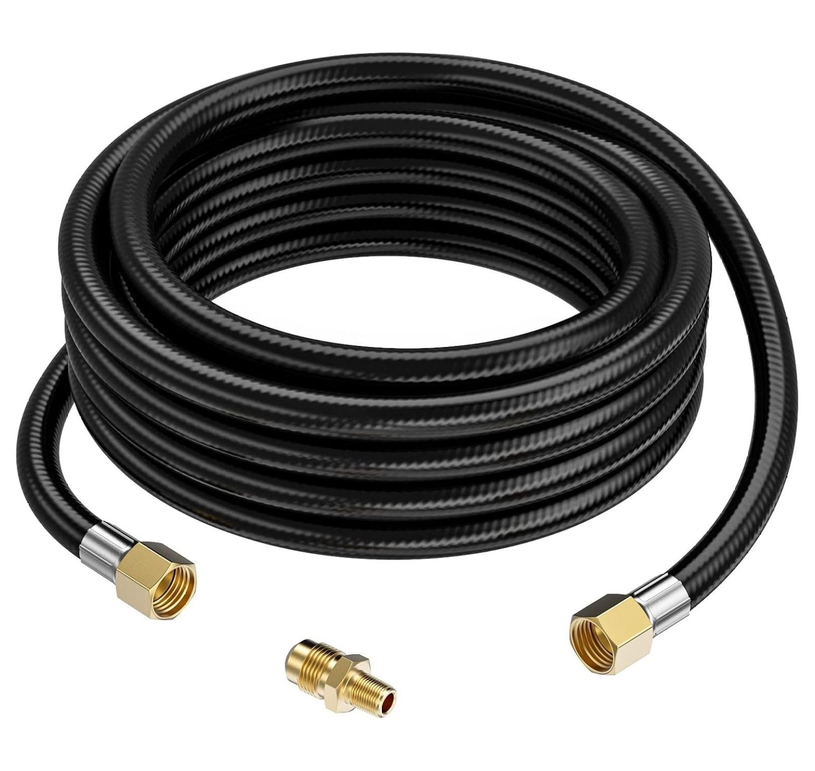 PatioGem 20ft Propane Hose Extension, 3/8" Female Flare, LP Gas Hose ...