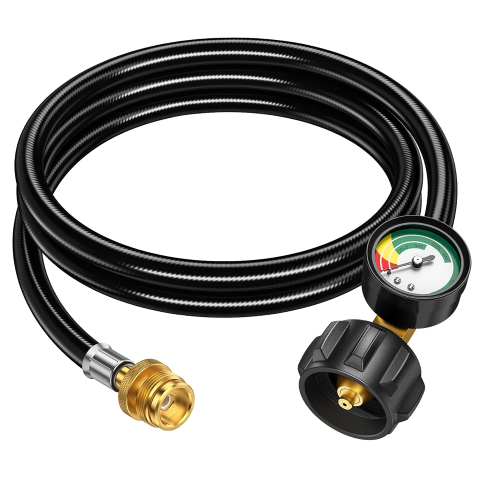 PatioGem 6FT Propane Hose Adapter 1lb to 20lb, LP Gas Adapter for Weber ...