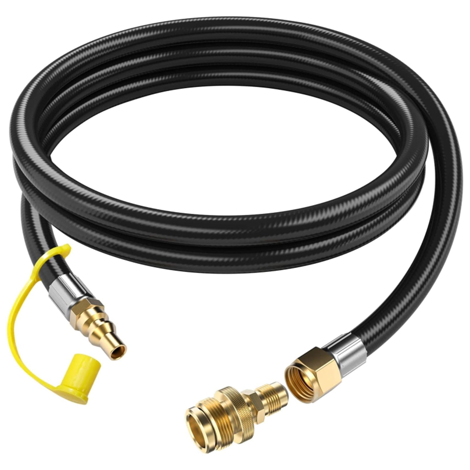 PatioGem 7ft Propane Quick Connect Hose For RV To Gas Grill, Propane ...