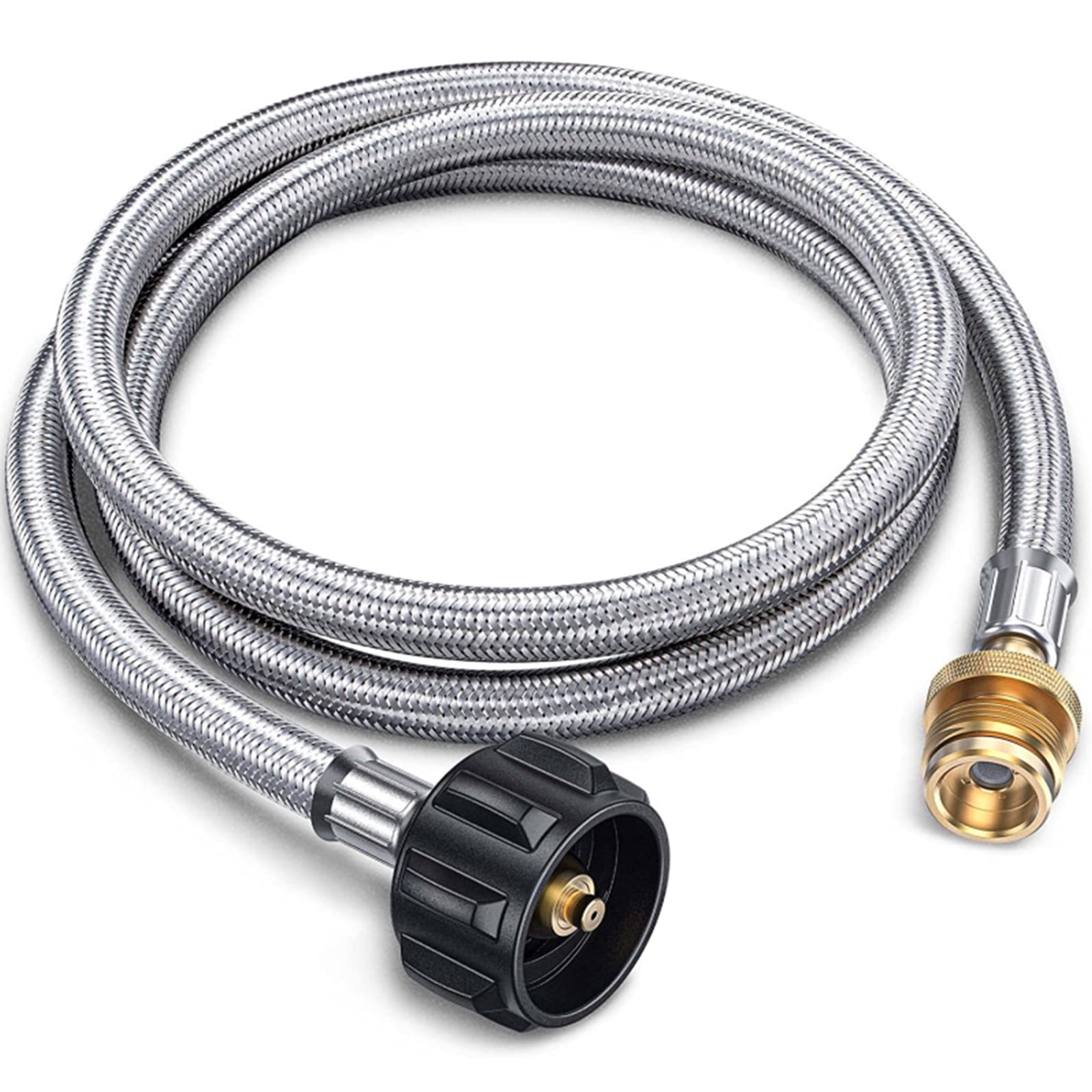 PatioGem Propane Adapter Hose 1 lb to 20 lb, 5FT Propane Tank Hose ...