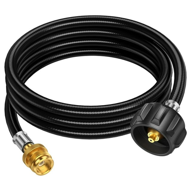 PatioGem 8ft Propane Hose with 1lb to 20lb Adapter for Weber, Coleman ...