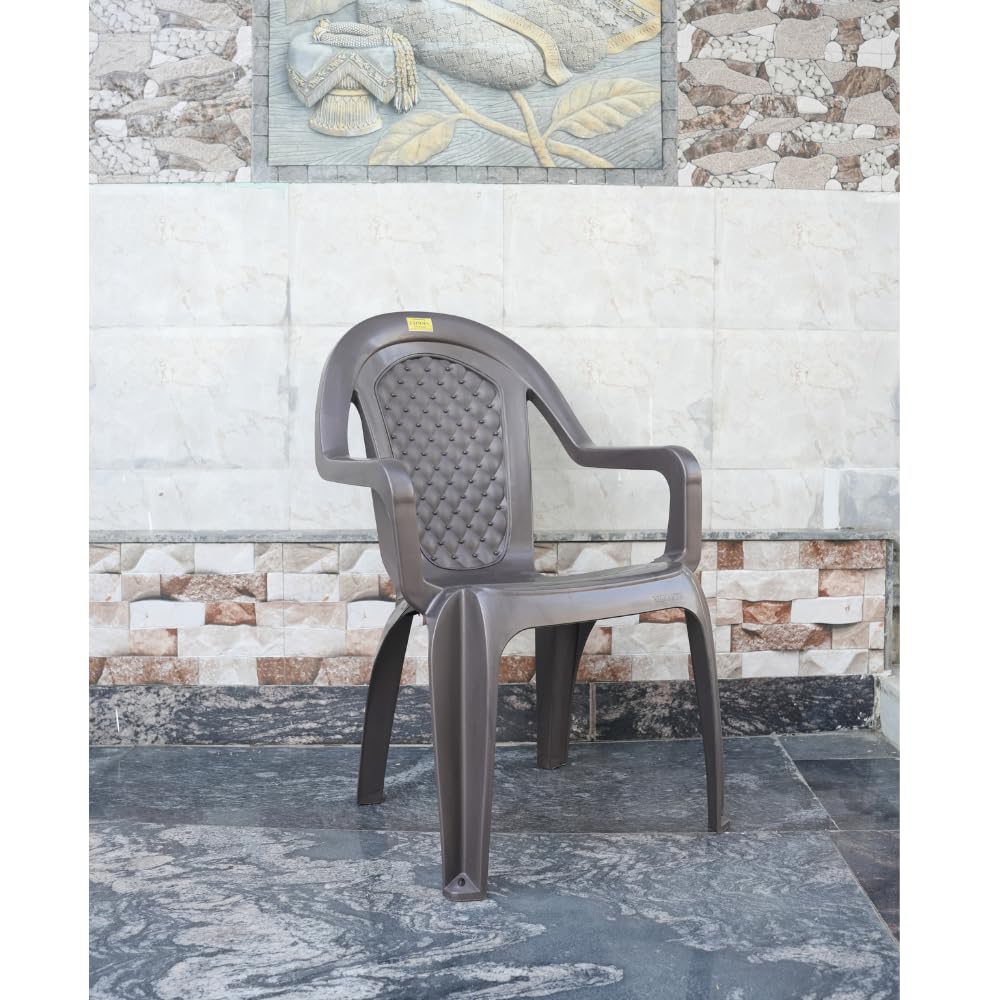 Patiofy Plastic Chair for Living Room Set of 1 Chairs for Living Room ...