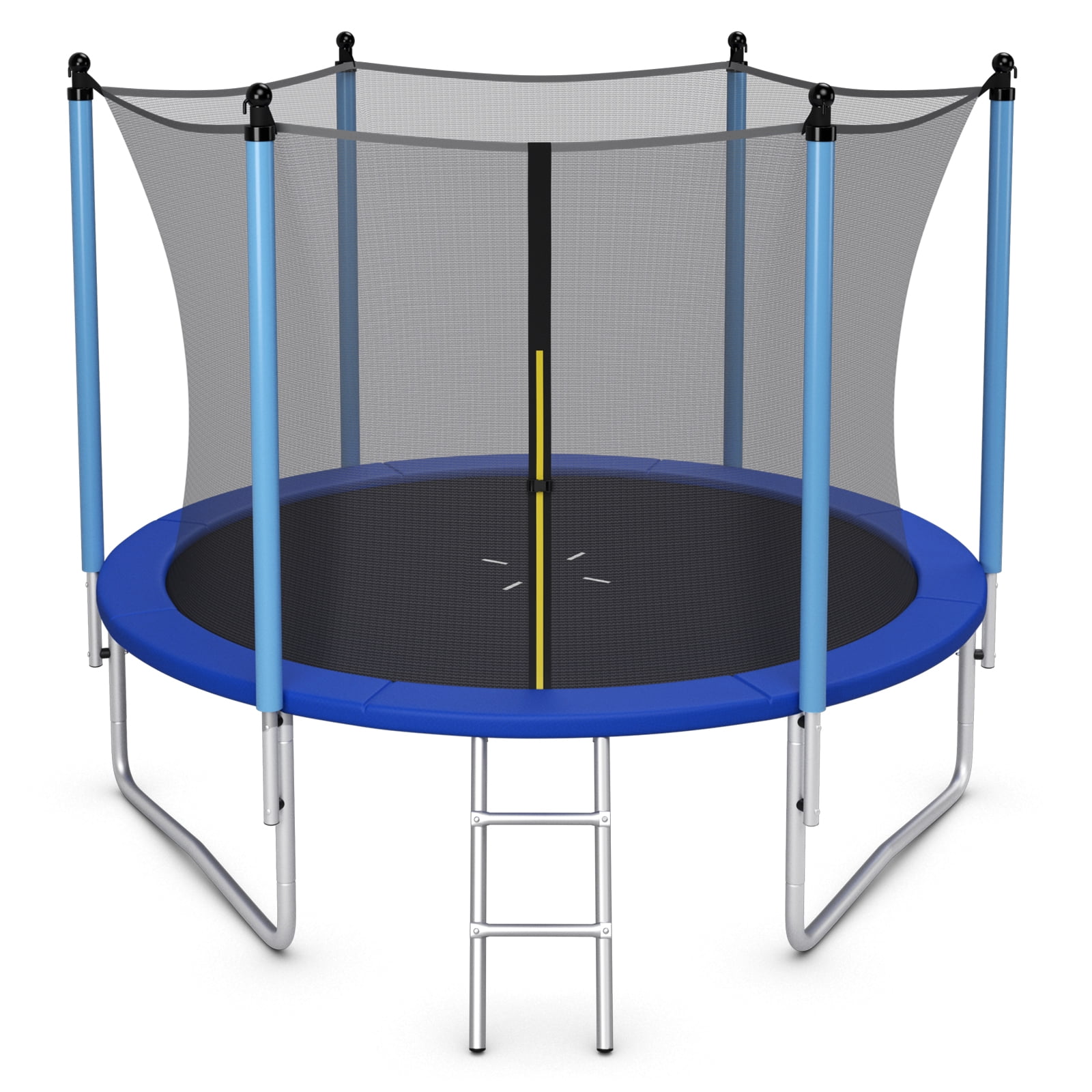 Patiojoy 8Ft Jumping Exercise Recreational Trampolines with Enclosure ...