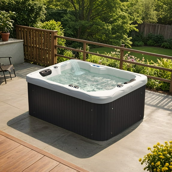 Patiowell 2 Person Home Spa Hot Tub for Outdoor, with 41pcs Massage ...